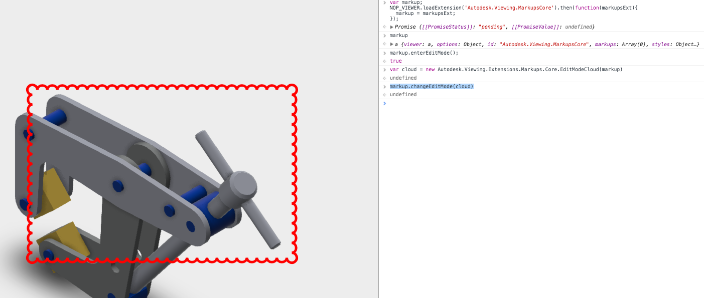 Using Autodesk.Viewing.MarkupsCore extension | Autodesk Platform Services